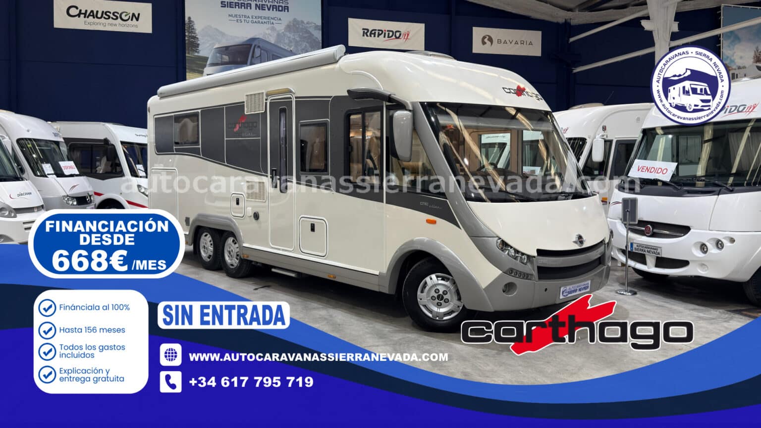 Autocaravanas Carthago Ocasión y Segunda Mano - Sierra Nevada